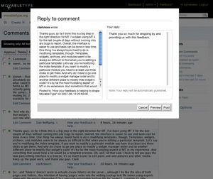 MovableType.org – News:Movable Type 4 Screenshots