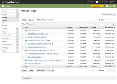 MovableType.org – News:Start-up guide of Beta Version of Movable Type5 ...