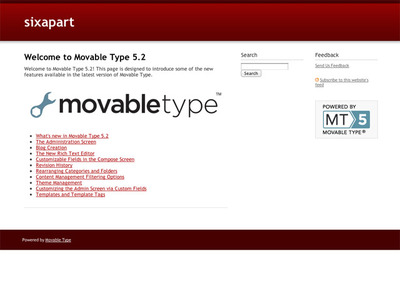 MovableType.org – News: Start-up guide of Beta Version of Movable Type5 ...